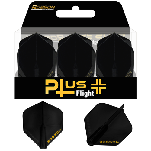 Robson Plus Flight Std. Black | Webshop Darts Store Putte